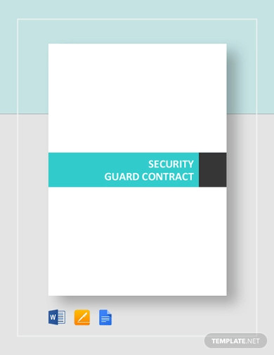 Security Contract - 10+ Examples, Format, Pdf | Examples