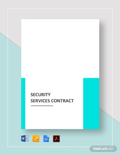 Security Contract - 10+ Examples, Format, Pdf | Examples