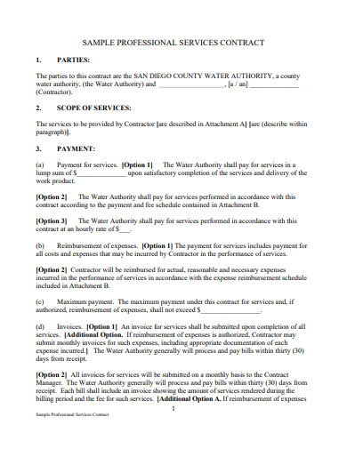 IT Support Contract - 7+ Examples, Format, Pdf | Examples