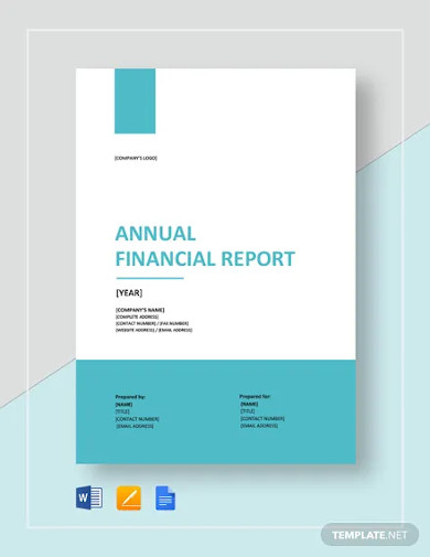 Financial Report 24 Examples Format Pdf Examples