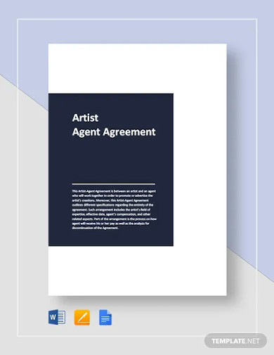Artist Agreement - 10+ Examples, Format, Pdf | Examples