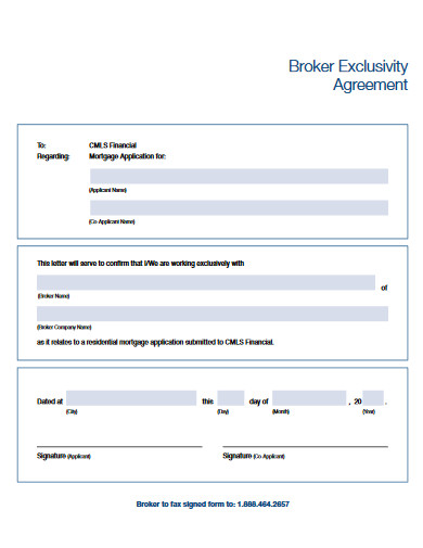 Exclusivity Agreement - 10+ Examples, Format, Pdf | Examples
