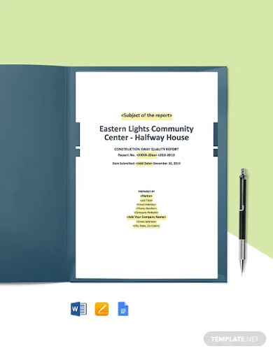 Quality Report - 18+ Examples, Format, Pdf | Examples