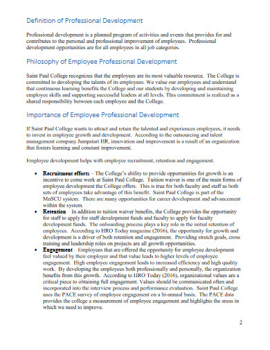 Employee Development Plan - 10+ Examples, Format, Pdf | Examples