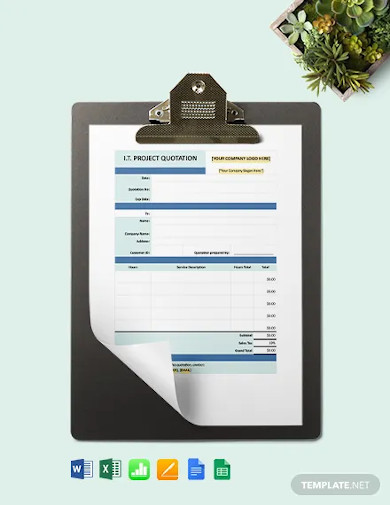 Project Quotation - 16+ Examples, Format, Pdf | Examples