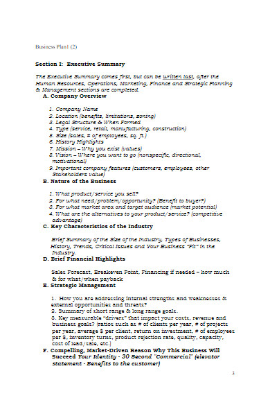 Insurance Business Plan - 10+ Examples, Format, Pdf | Examples