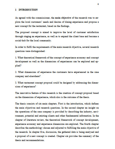 Restaurant Proposal - 15+ Examples, Format, Pdf | Examples