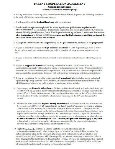 Cooperation Agreement - 10+ Examples, Format, Pdf | Examples