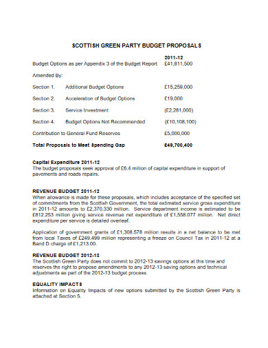 Party Budget - 10+ Examples, Format, Pdf | Examples