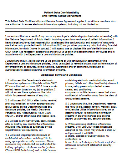 Data Confidentiality Agreement - 10+ Examples, Format, Pdf | Examples