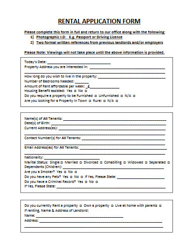15+ Application Form Examples [ Employee, Business, Student ] | Examples