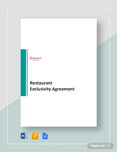 Exclusivity Agreement - 10+ Examples, Format, Pdf | Examples