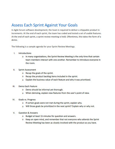 Review Agenda - 10+ Examples, Format, Pdf | Examples