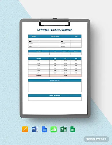 Project Quotation - 16+ Examples, Format, Pdf | Examples
