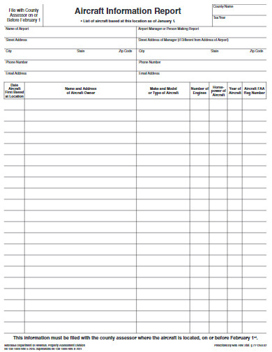 Information Report Example - 10+ Examples, Format, Pdf | Examples