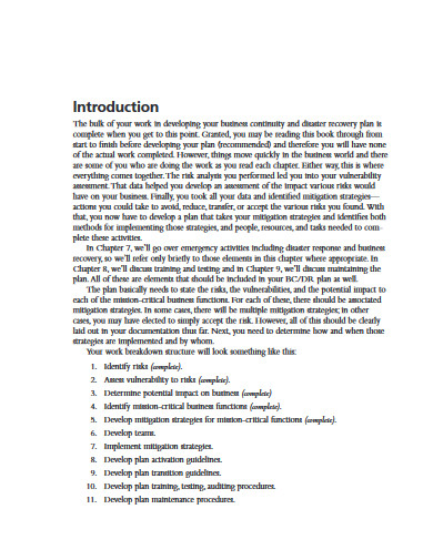 Disaster Recovery Plan - 10+ Examples, Format, Pdf | Examples