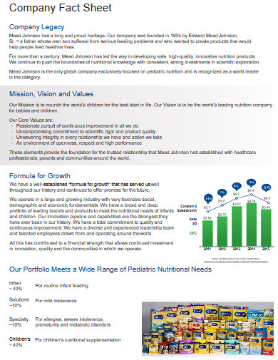 Company Sheet - 15+ Examples, Format, Pdf | Examples