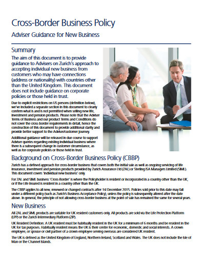 Printable Business Policy - 10+ Examples, Format, Pdf | Examples