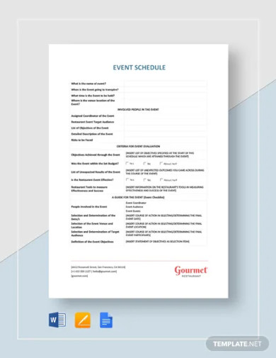 10 Program Schedule Examples Events Training Conference Examples