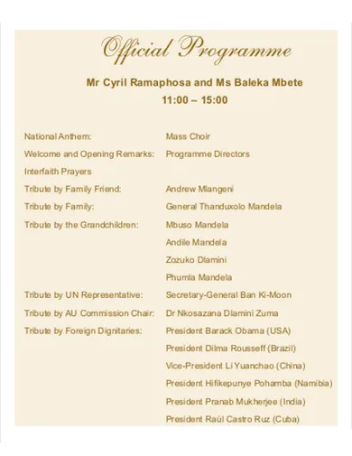 Funeral Memorial Program - 9+ Examples, Format, Pdf | Examples