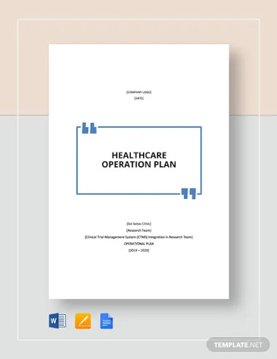 Healthcare Plan - 10+ Examples, Format, Pdf | Examples