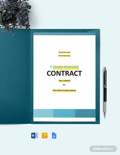IT Maintenance Contract - 10+ Examples, Format, Pdf | Examples