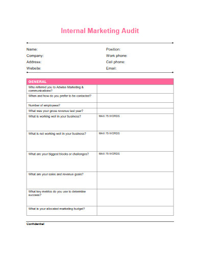 Marketing Audit - 10+ Examples, Format, Pdf | Examples