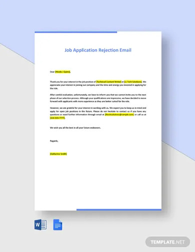 Job Application - 10+ Examples, Format, Pdf | Examples