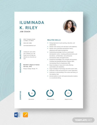 Coach Resume Examples 10 In MS Word Pages Examples