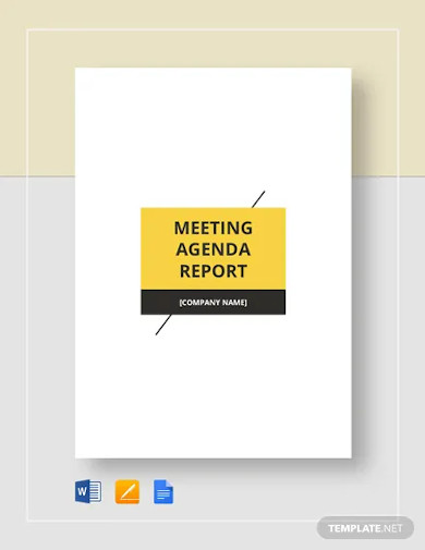 Meeting Report - 12+ Examples, Format, Pdf | Examples