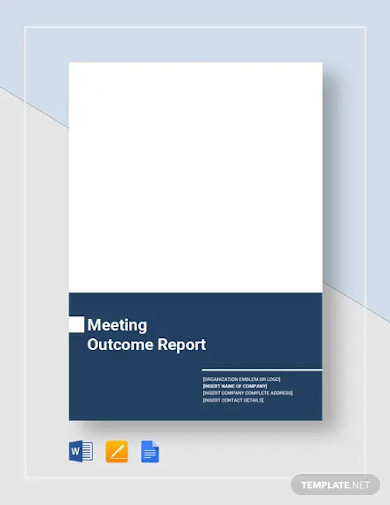 Meeting Report - 12+ Examples, Format, Pdf | Examples