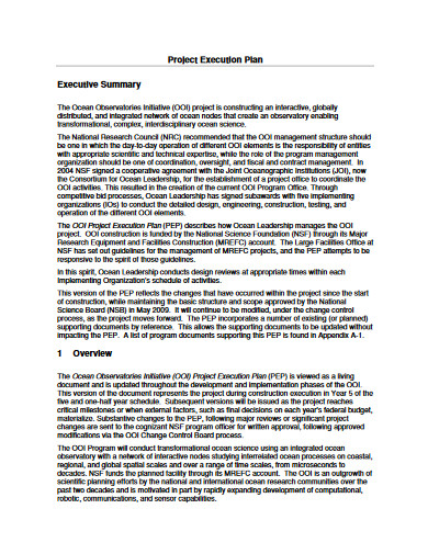 10 Project Execution Plan Examples Construction Engineering Contract Examples