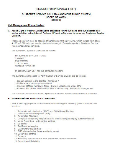 Customer Service Proposal - 10+ Examples, Format, Pdf | Examples