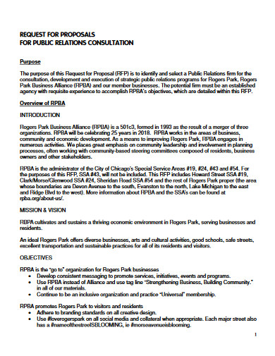 Public Relations Proposal - 10+ Examples, Format, Pdf | Examples