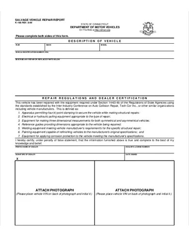 Vehicle Report - 10+ Examples, Format, Pdf | Examples