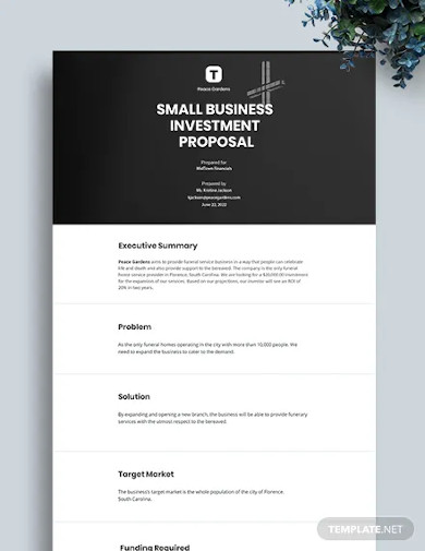 Small Business Proposal - 10+ Examples, Format, Pdf | Examples