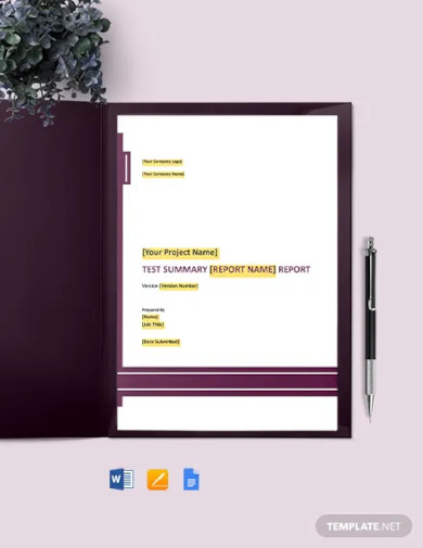 Summary Report - 18+ Examples, Format, Pdf | Examples