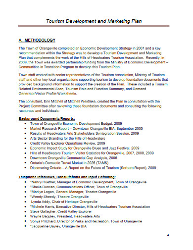 Tourism Marketing Plan - 10+ Examples, Format, Pdf | Examples