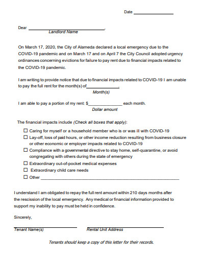Landlord Letter - 35+ Examples, Format, Sample | Examples