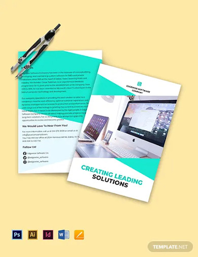 Computer Brochure - 10+ Examples, Word, Photoshop, Design, Apple Pages ...