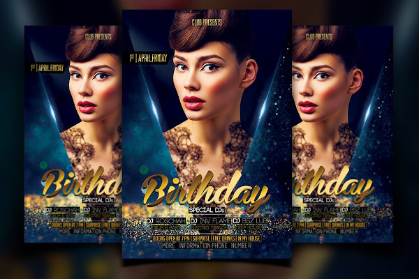 Birthday Flyer - 15+ Examples, Format, Pdf | Examples
