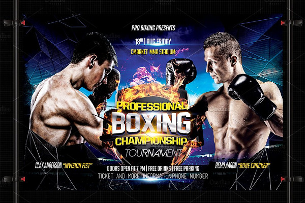 Boxing Flyer - 10+ Examples, Format, Pdf | Examples