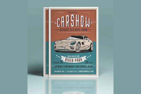 Car Show Flyer Examples - 10+ [ Classic, Event, Fundraiser ] | Examples