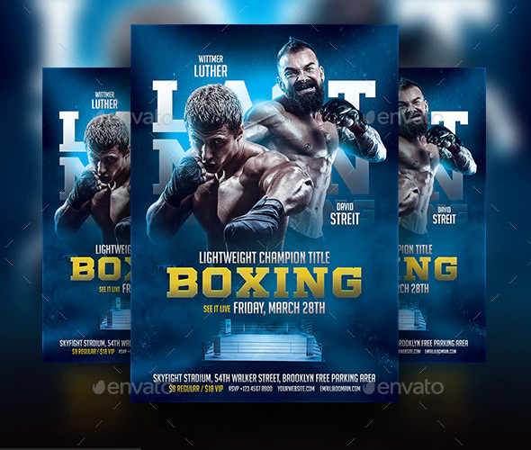 Boxing Flyer - 10+ Examples, Format, Pdf | Examples