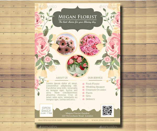 Fantastic Flower Shop Flyer - 10+ Examples, Format, Pdf | Examples
