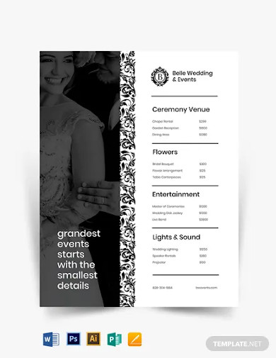 Service List - 10+ Examples, Format, Pdf | Examples