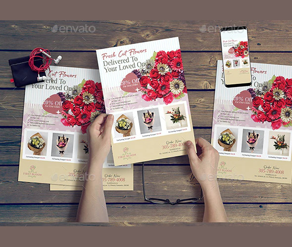 Fantastic Flower Shop Flyer - 10+ Examples, Format, Pdf | Examples