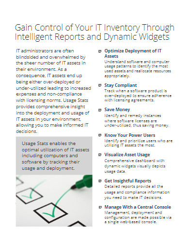 IT Inventory - 10+ Examples, Format, Pdf | Examples