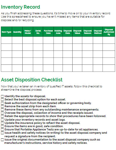 IT Inventory - 10+ Examples, Format, Pdf | Examples
