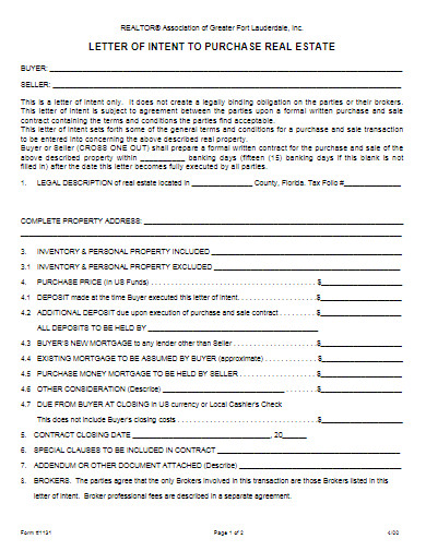 Purchase Letter Of Intent - 15+ Examples, Format, Sample | Examples
